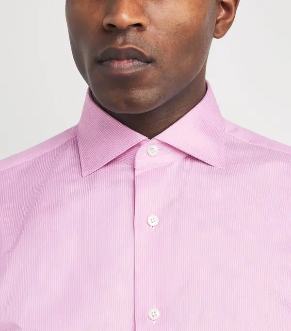 Brioni Cotton Stripe Shirt