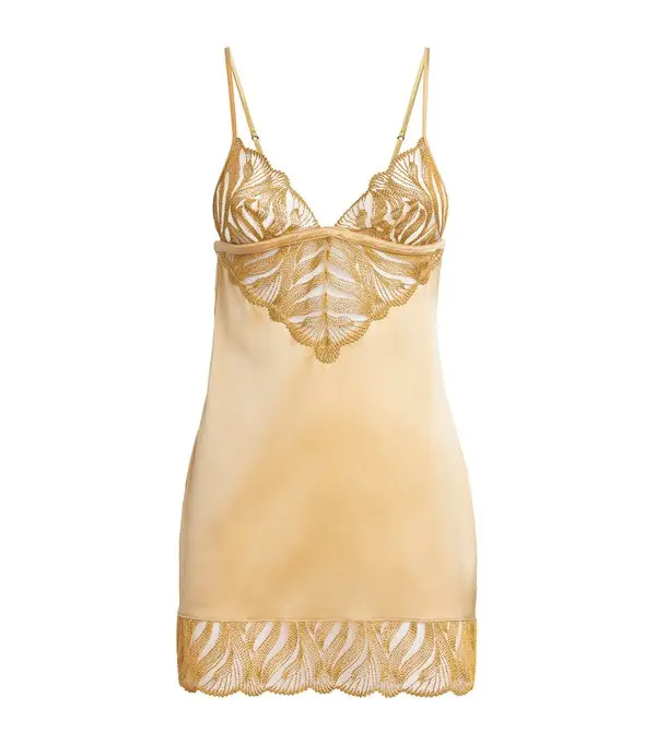 COCO DE MER Celeste Satin Slip