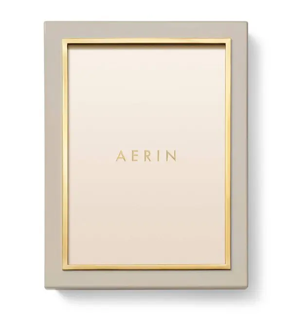 Aerin Lacquered Varda Photo Frame - Neutral