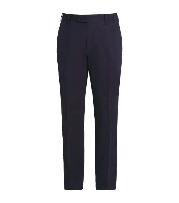 Brioni Cotton-blend Pienza Straight Trousers