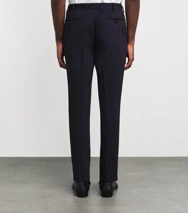 Brioni Cotton-blend Pienza Straight Trousers
