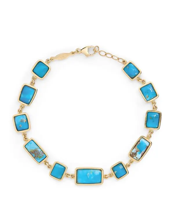 Jacquie Aiche Yellow And Turquoise Bracelet - Gold