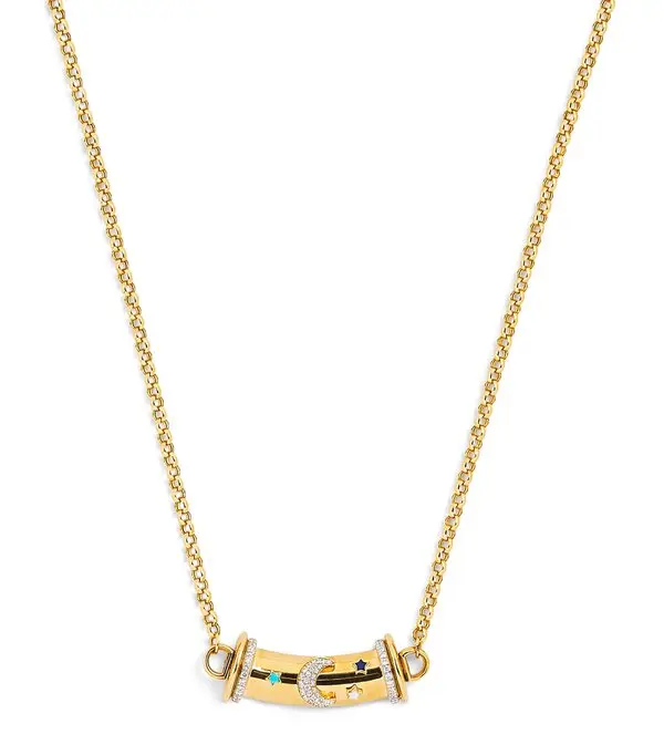 L'ATELIER NAWBAR Diamond Warrior Necklace - Gold