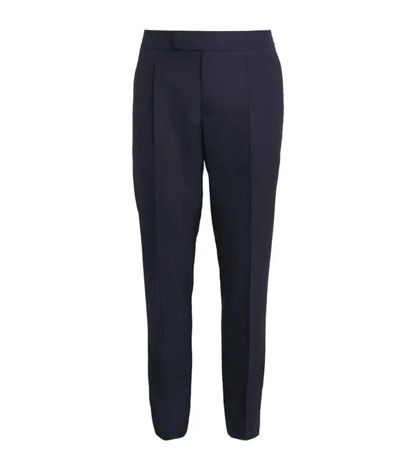Brioni Wool Pleated Melbourne Trousers