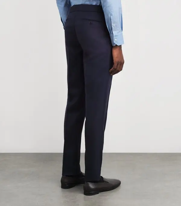 Brioni Wool Pleated Melbourne Trousers
