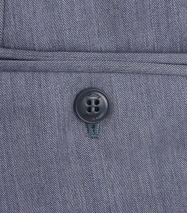 Brioni Wool Journey Straight Trousers