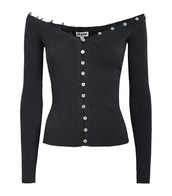 Staud Wool-blend Keaton Cardigan