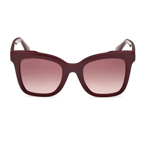 Max Mara Square Frame Sunglasses - Red