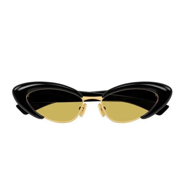 Bottega Veneta Linea Ribbon Bv1387s Sunglasses - Black