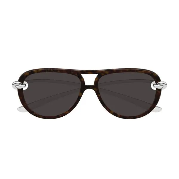 Bottega Veneta Signature Icons Aviator Sunglasses - Black