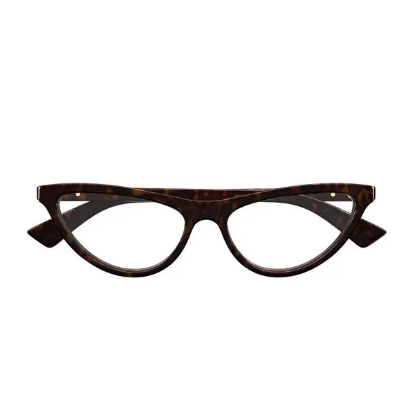 Bottega Veneta Linea Ribbon Cat Eye Eyeglasses - Havana