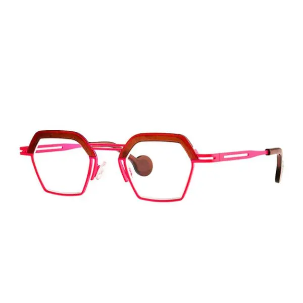 THEO EYEWEAR Mascara 306 Eyeglasses - Fuchsia