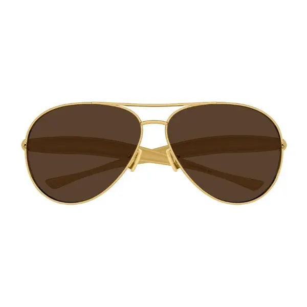 Bottega Veneta Linea Unapologetic Sunglasses - Gold