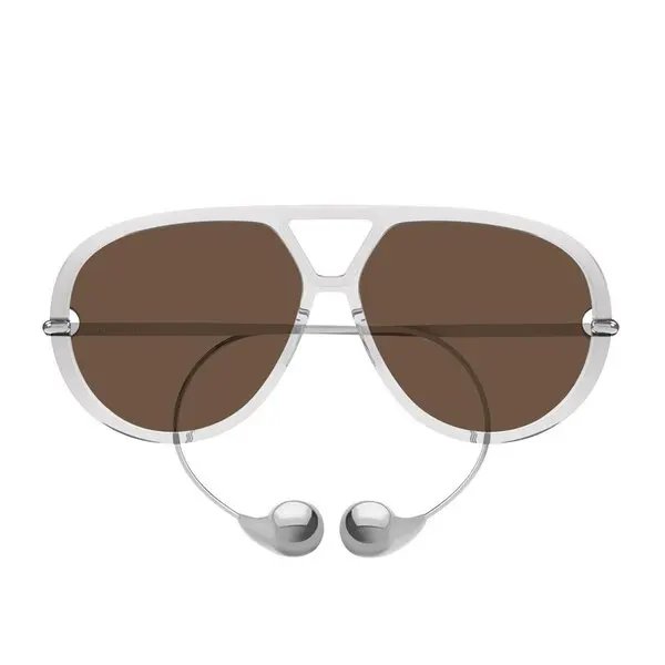 Bottega Veneta Pilot Sunglasses - Transparent