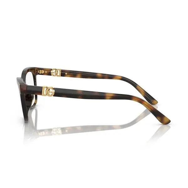 Dolce & Gabbana Dg Crossed Eyeglasses - Brown