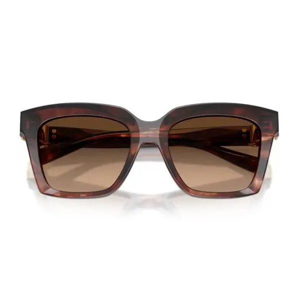 Dolce & Gabbana Dark Red Acetate Frame With Brown Lenses - Havana