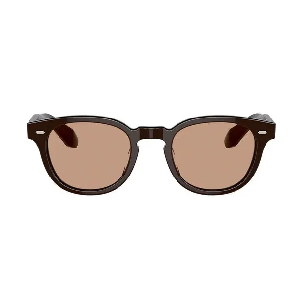 Oliver Spencer Square Frame Eyeglasses - Brown