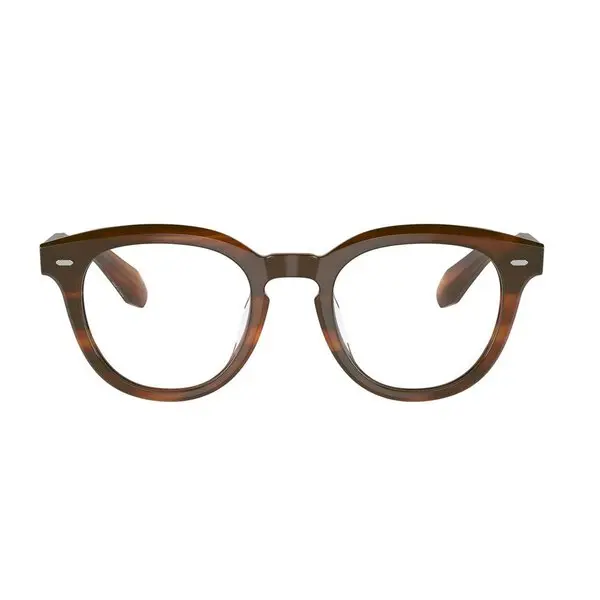 Oliver Spencer Squared Acetate Frame - Beige