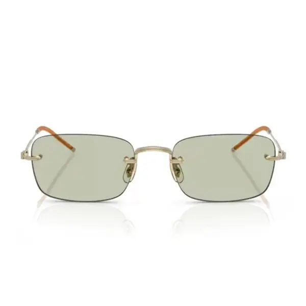 Oliver Spencer Rimless Eyeglasses - Gold