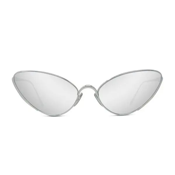 Loewe Signature Cat Eye Sunglasses - Silver