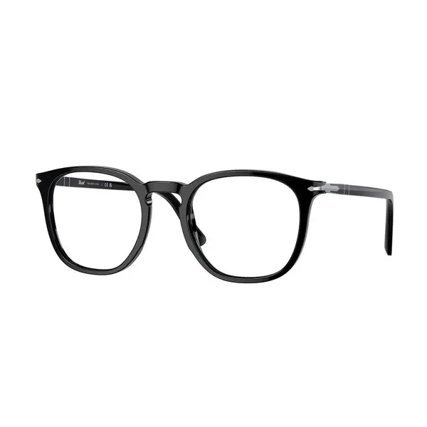 Persol Acetate Panthos Eyeglasses - Black
