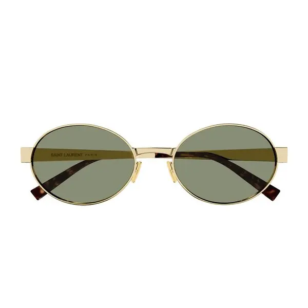 Saint Laurent Sl 692 Linea Sl Logo Sunglasses - Gold