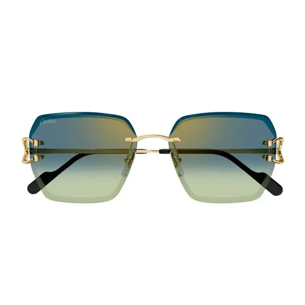 CARTIER Décor C Classique Sunglasses - Gold