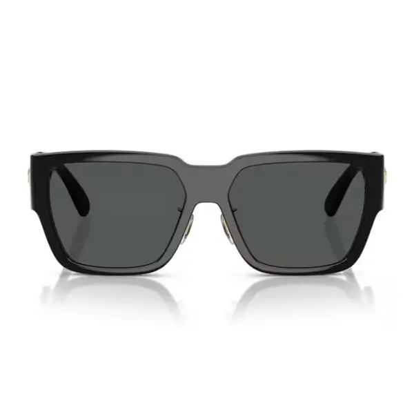 Versace Medusa Biggie Square Frame Sunglasses - Black