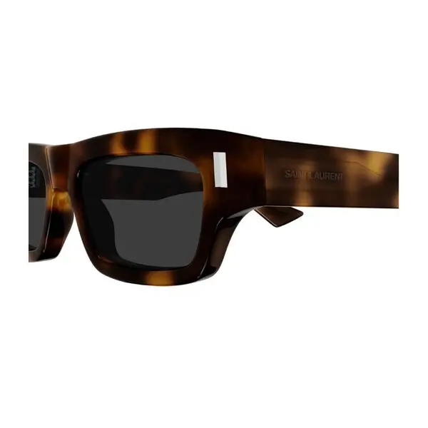 Saint Laurent Linea Corner Angle Sunglasses - Havana