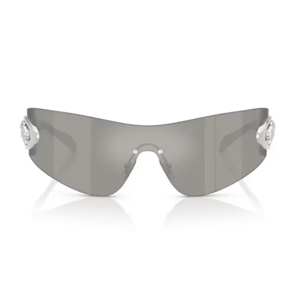 Versace Mask Sunglasses - Silver