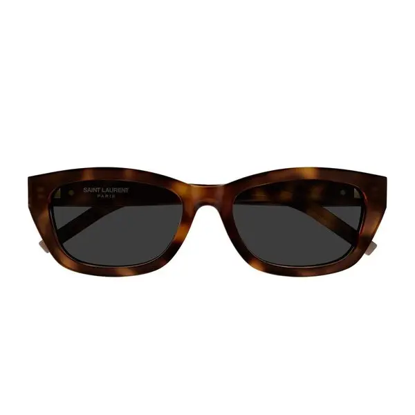 Saint Laurent Sl M153 Linea Monogram Sunglasses - Havana