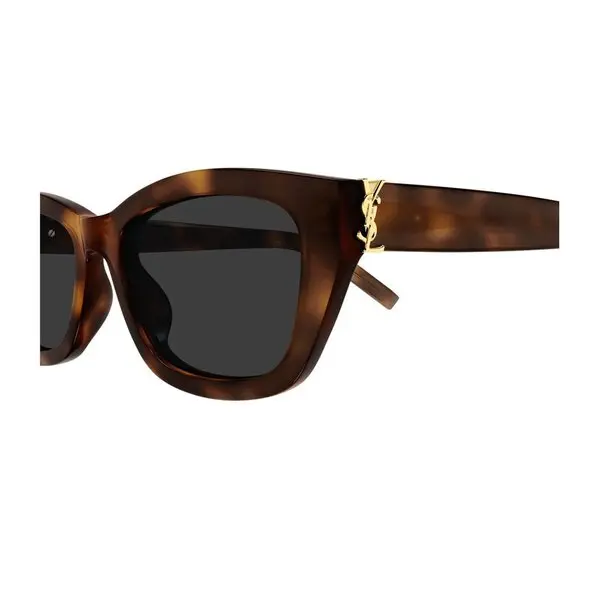 Saint Laurent Sl M153 Linea Monogram Sunglasses - Havana