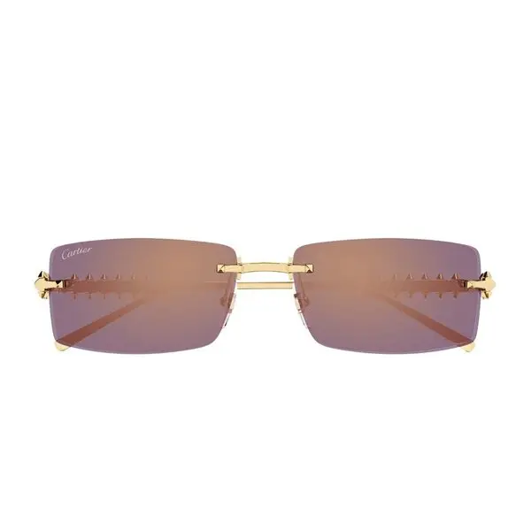 CARTIER Ct0604s Clash De Sunglasses - Gold