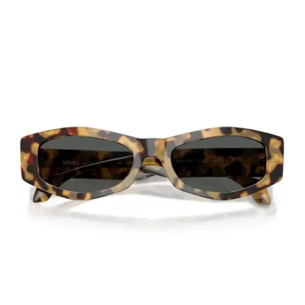 Versace Sunglasses With Logo - Havana