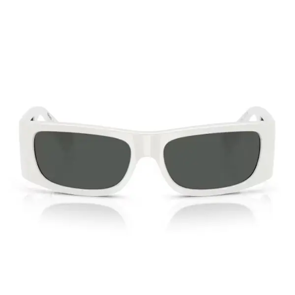 Versace Rectangle Sunglasses With Lens Logo