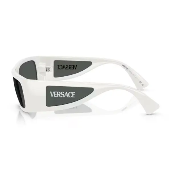 Versace Rectangle Sunglasses With Lens Logo