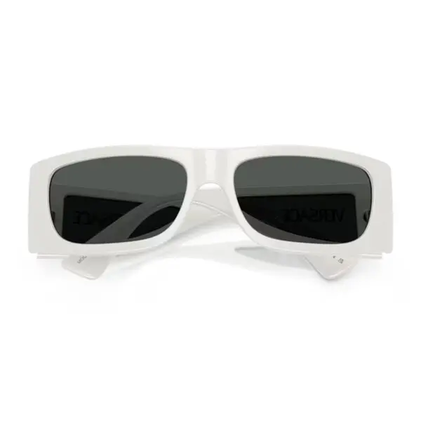 Versace Rectangle Sunglasses With Lens Logo
