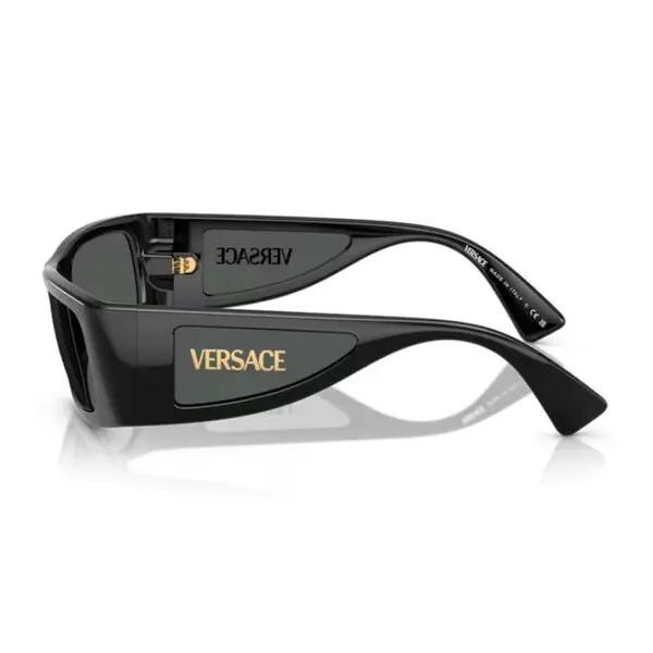 Versace Rectangle Sunglasses With Logo