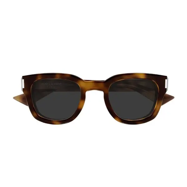 Saint Laurent Linea Corner Angle Sunglasses - Havana