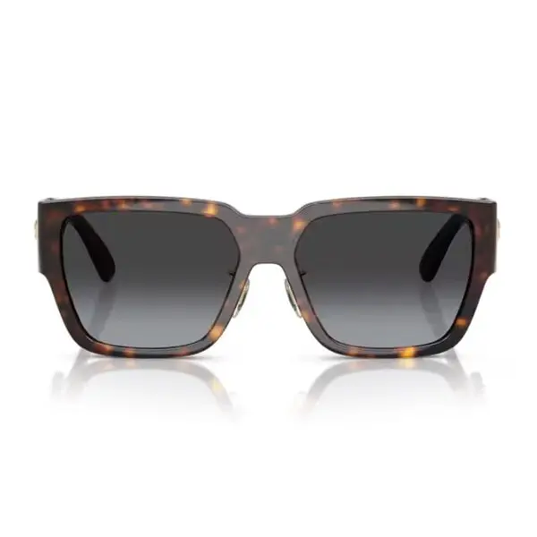 Versace Medusa Biggie Square Sunglasses - Havana