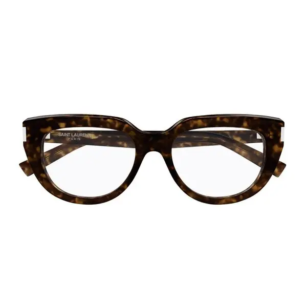 Saint Laurent Sl 828 Linea Corner Angle Eyeglasses - Havana