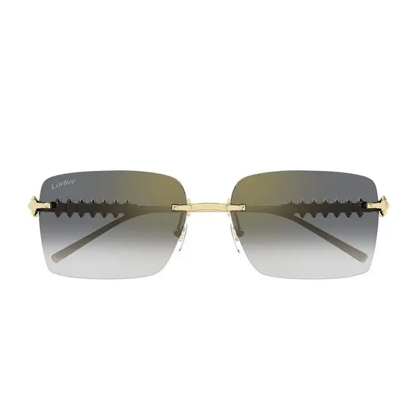 CARTIER Ct0545s Clash De Sunglasses - Gold