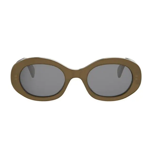 Celine Triomphe Cl40194u Sunglasses - Olive Green