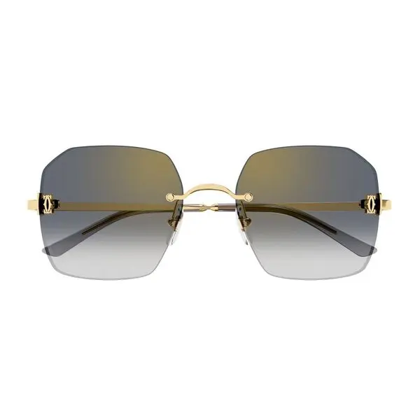 CARTIER C De Sunglasses - Gold