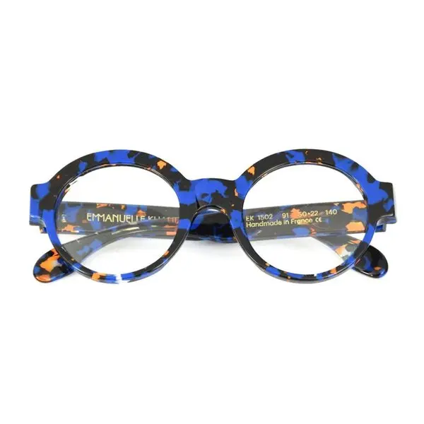 EMMANUELLE KHANH Round Frame Optical Glasses - Blue