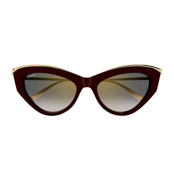 CARTIER Panthère De Sunglasses - Bordeaux