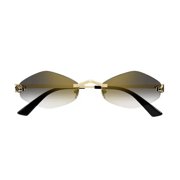 CARTIER Panthère De Sunglasses - Gold