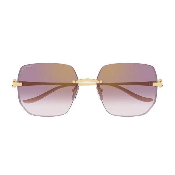 CARTIER Panthère De Sunglasses - Gold
