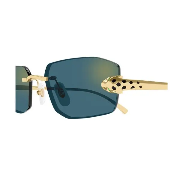 CARTIER Panthère De Rectangle Sunglasses