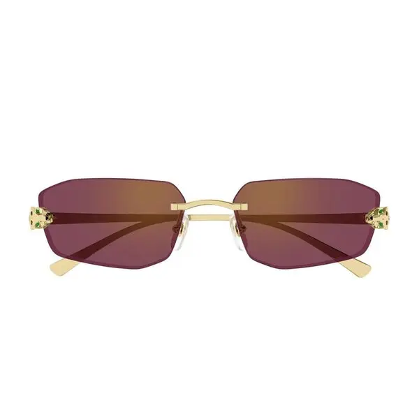 CARTIER Panthère De Sunglasses - Gold